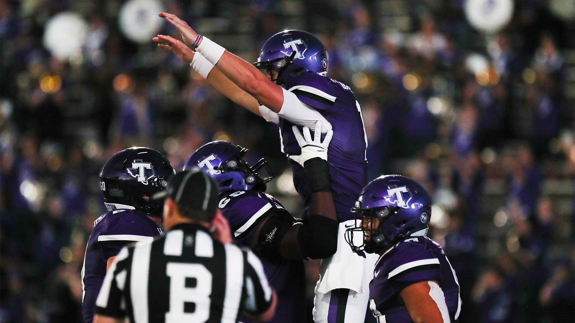 Texans stomp Lumberjacks in home finale, set new D1 single-season wins ...