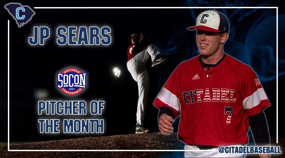 JP Sears - Baseball - The Citadel Athletics