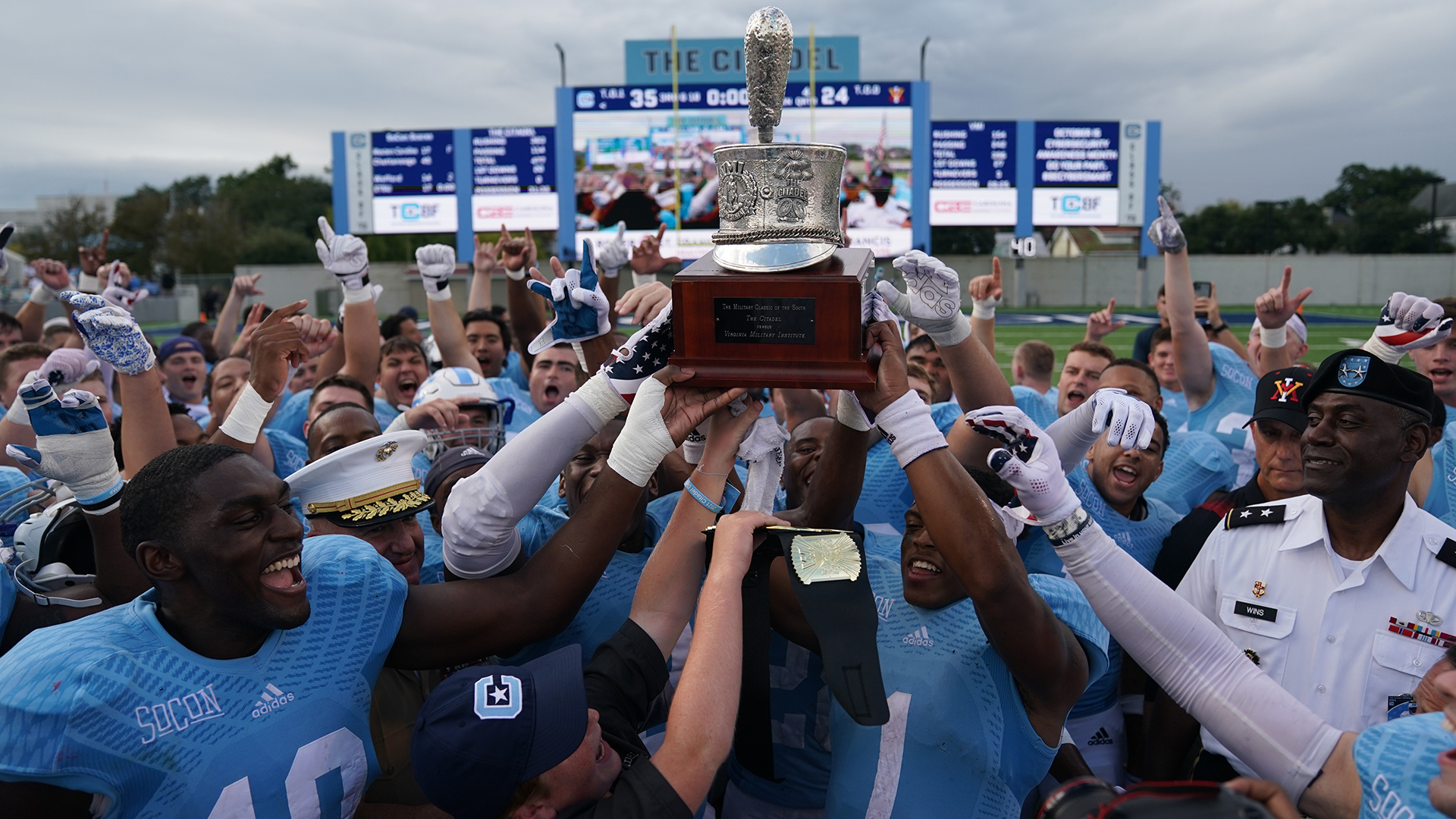 Bulldogs Bring Home Silver Shako - The Citadel Athletics
