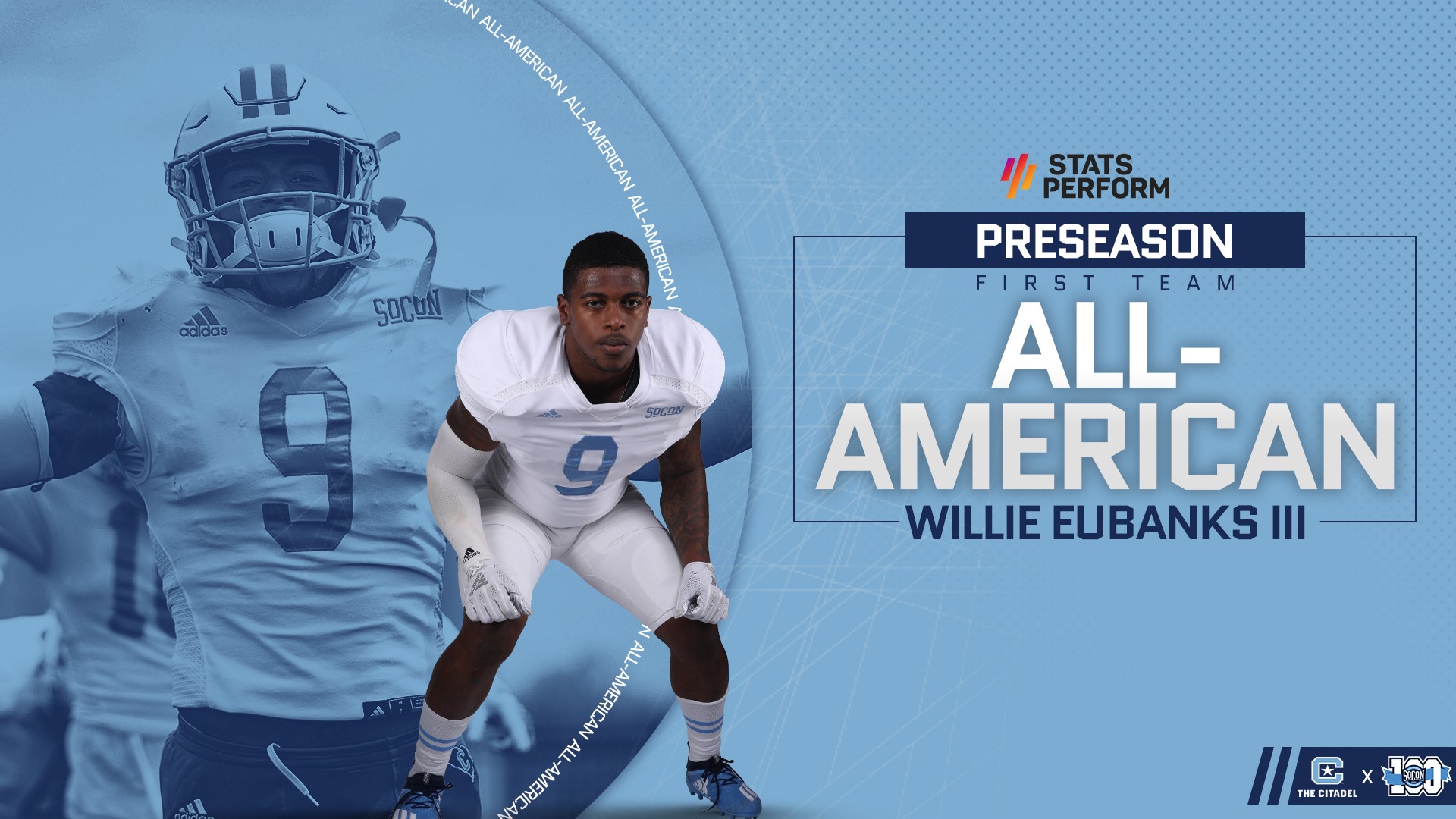 Eubanks Earns Preseason First-Team All-America Honor - The Citadel ...