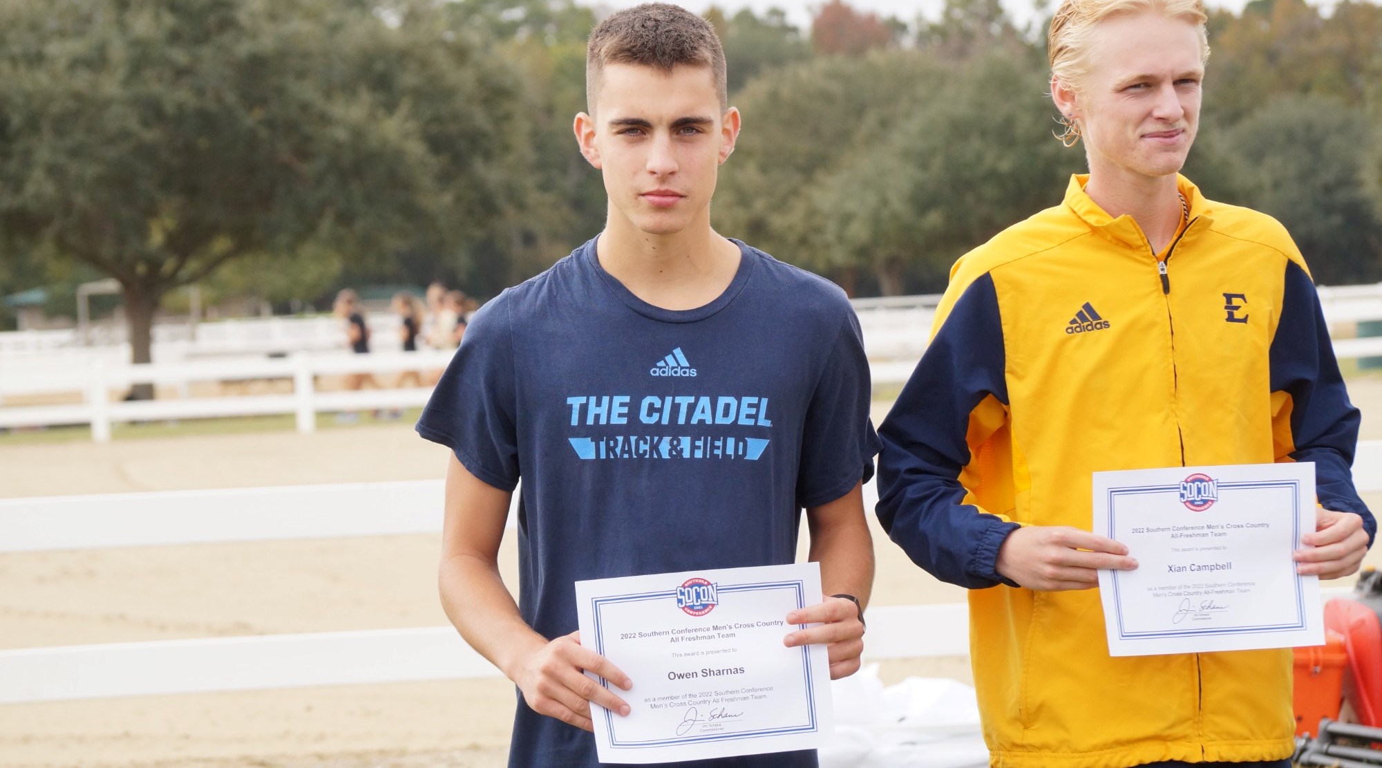 Owen Sharnas Earns All-Freshman at SoCon Championships - The Citadel ...