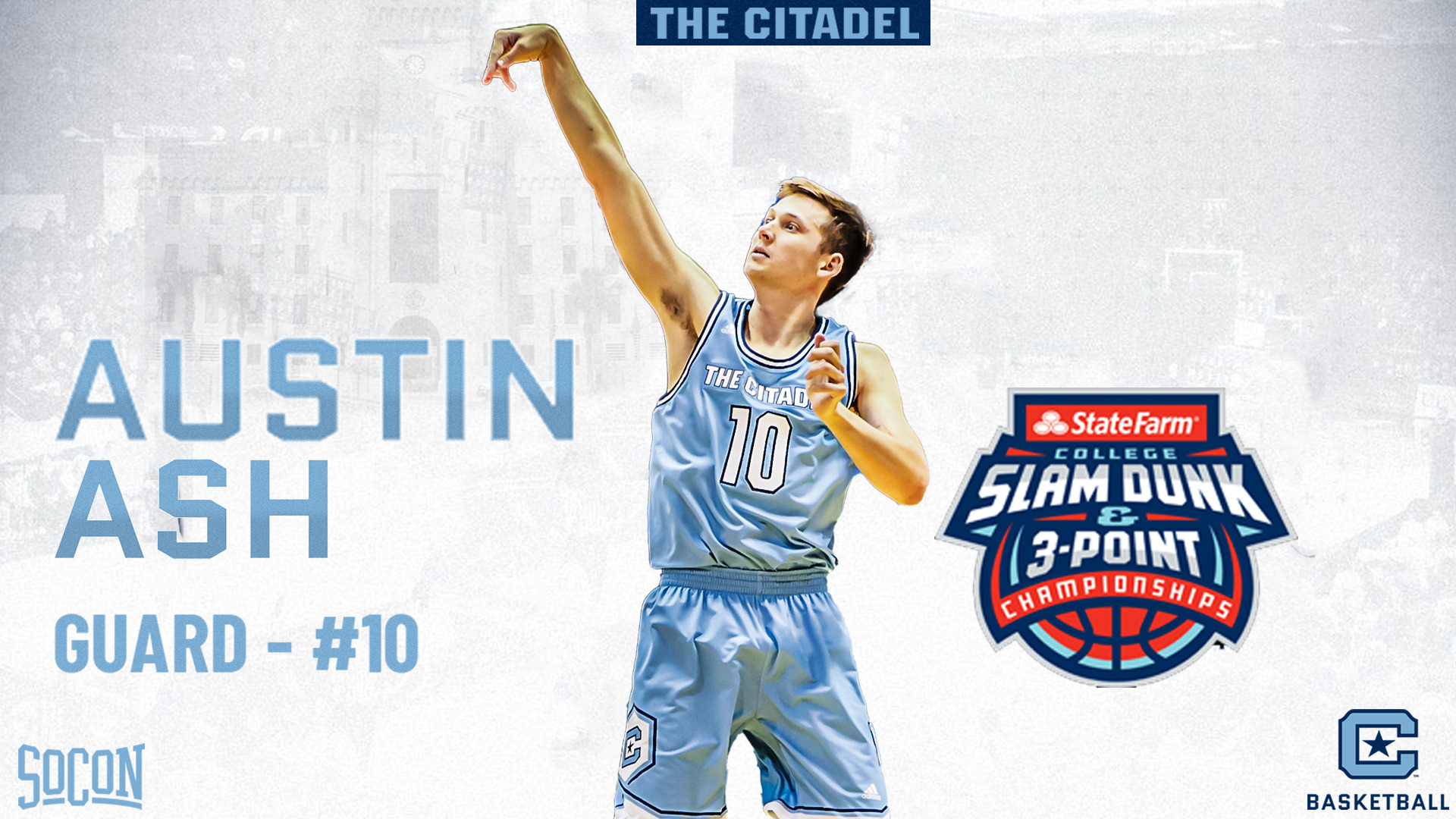 Ash to Compete in State Farm Three-Point Competition - The Citadel ...