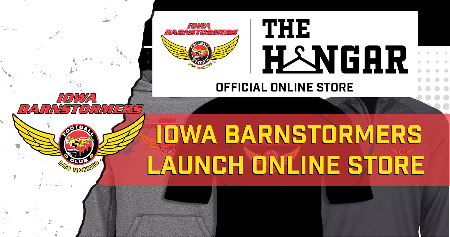 Iowa Barnstormers Launch Online Store - Iowa Barnstormers