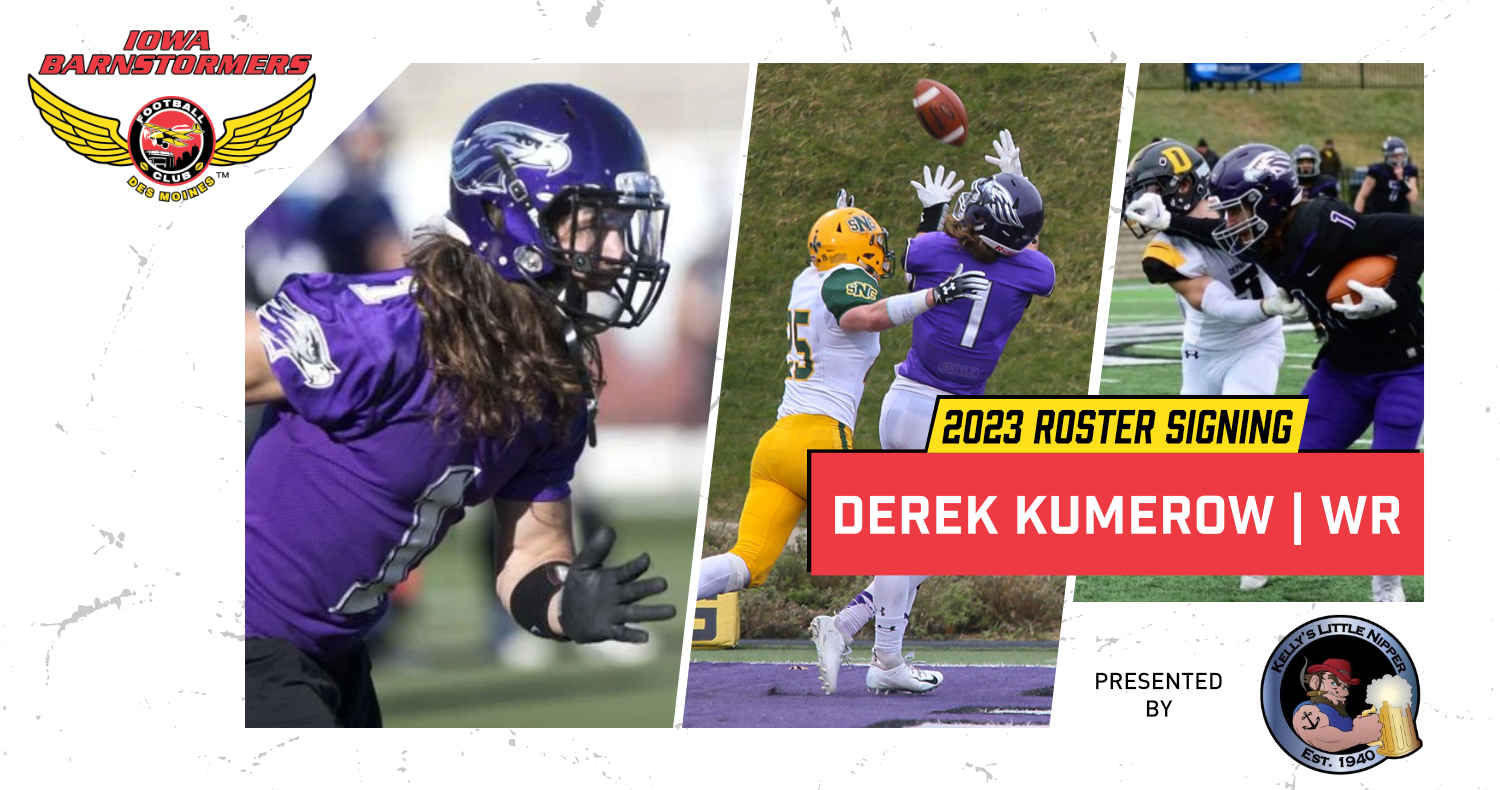 Barnstormers Sign Wide Receiver - Iowa Barnstormers