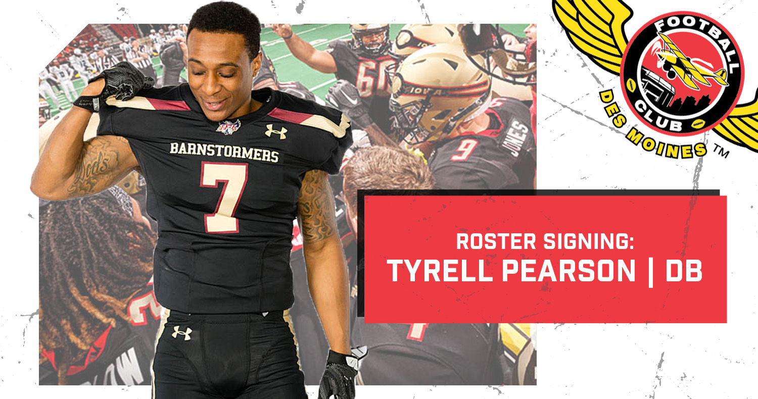 Pearson Returns to Barnstormers - Iowa Barnstormers