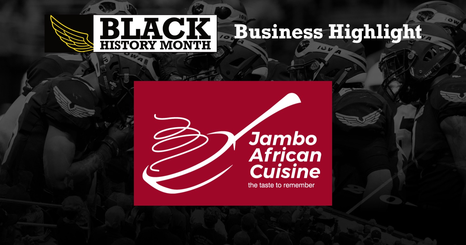 Business Highlight – Jambo African Cuisine - Iowa Barnstormers