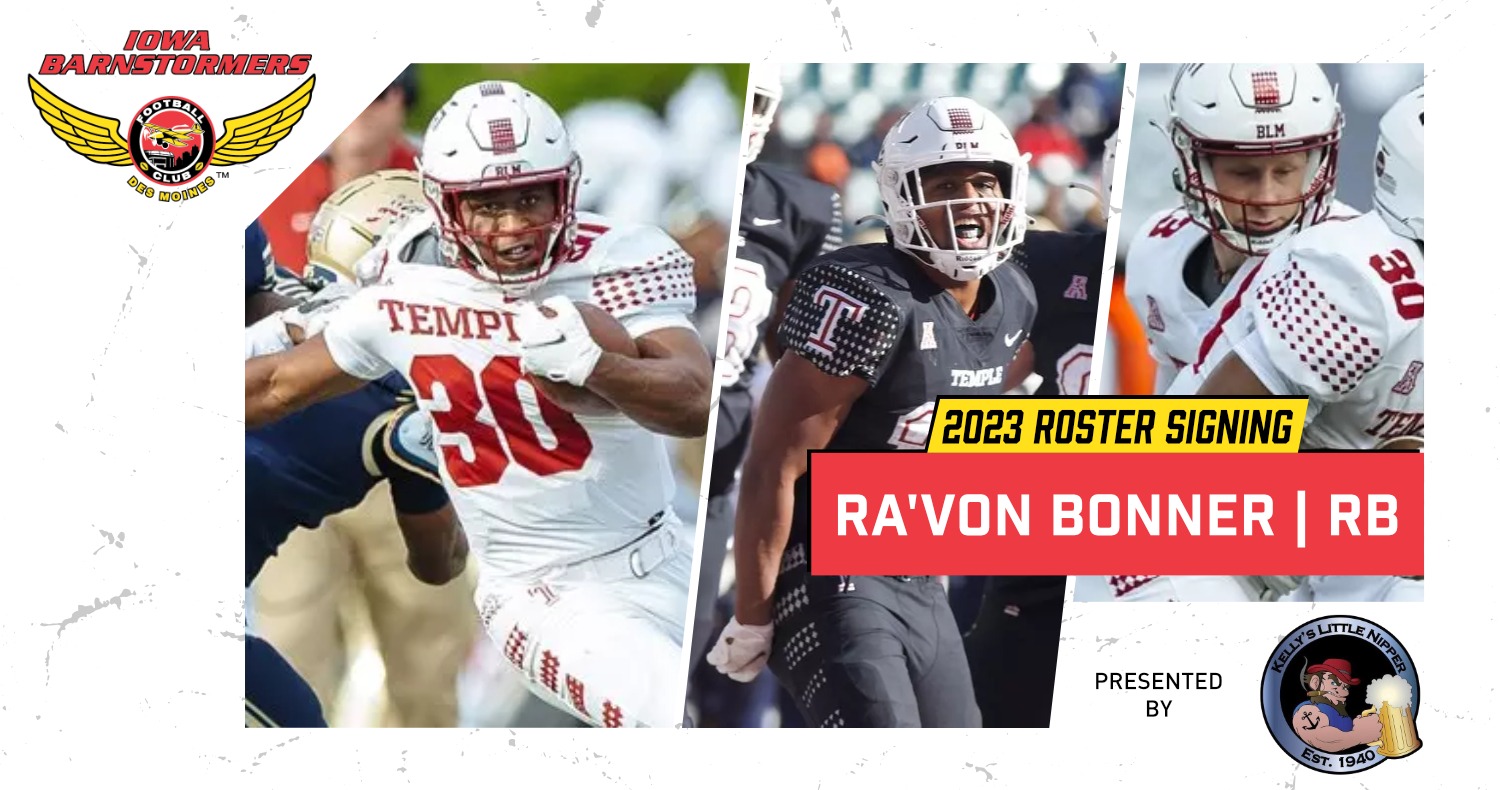 Barnstormers Sign Running Back - Iowa Barnstormers