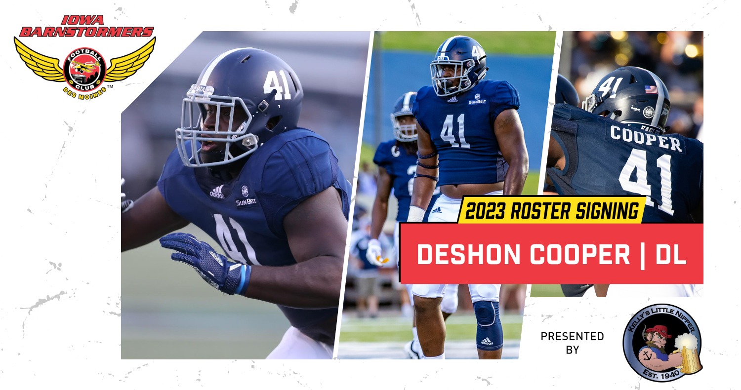 Barnstormers Add Defensive Lineman - Iowa Barnstormers