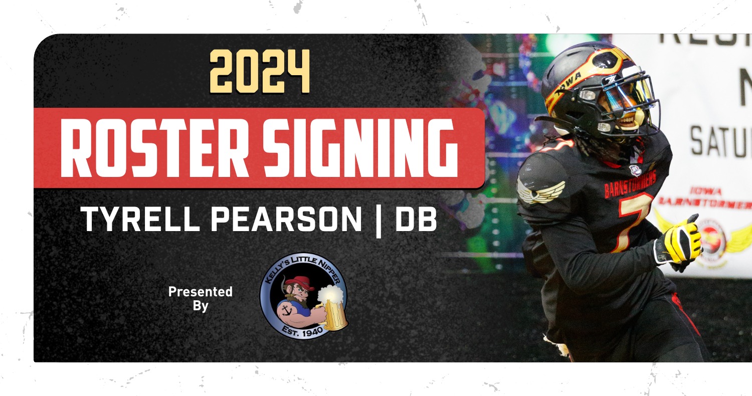 Pearson Returns to Barnstormers - Iowa Barnstormers