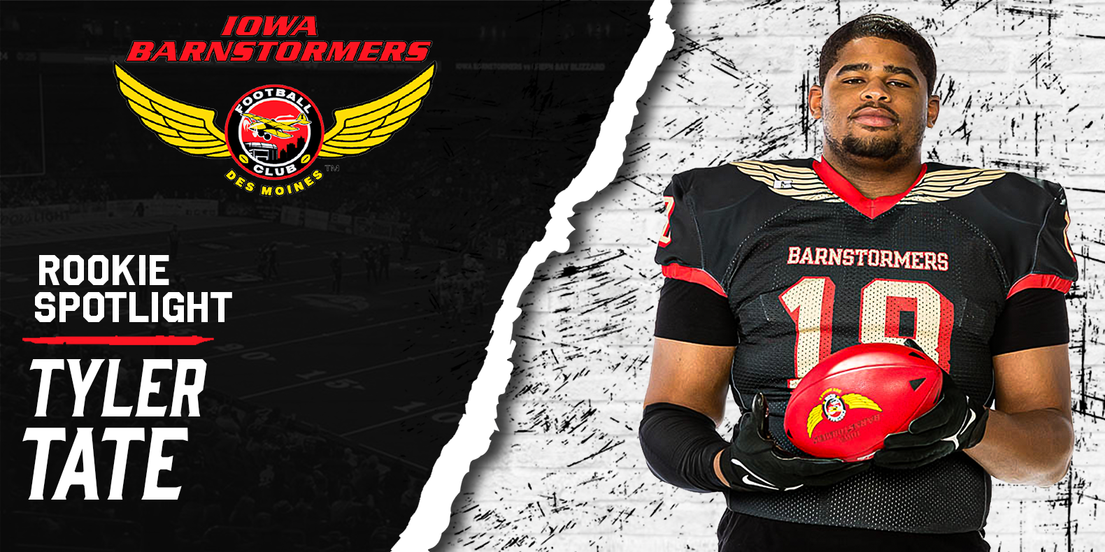 ROOKIE SPOTLIGHT - Tyler Tate - Iowa Barnstormers