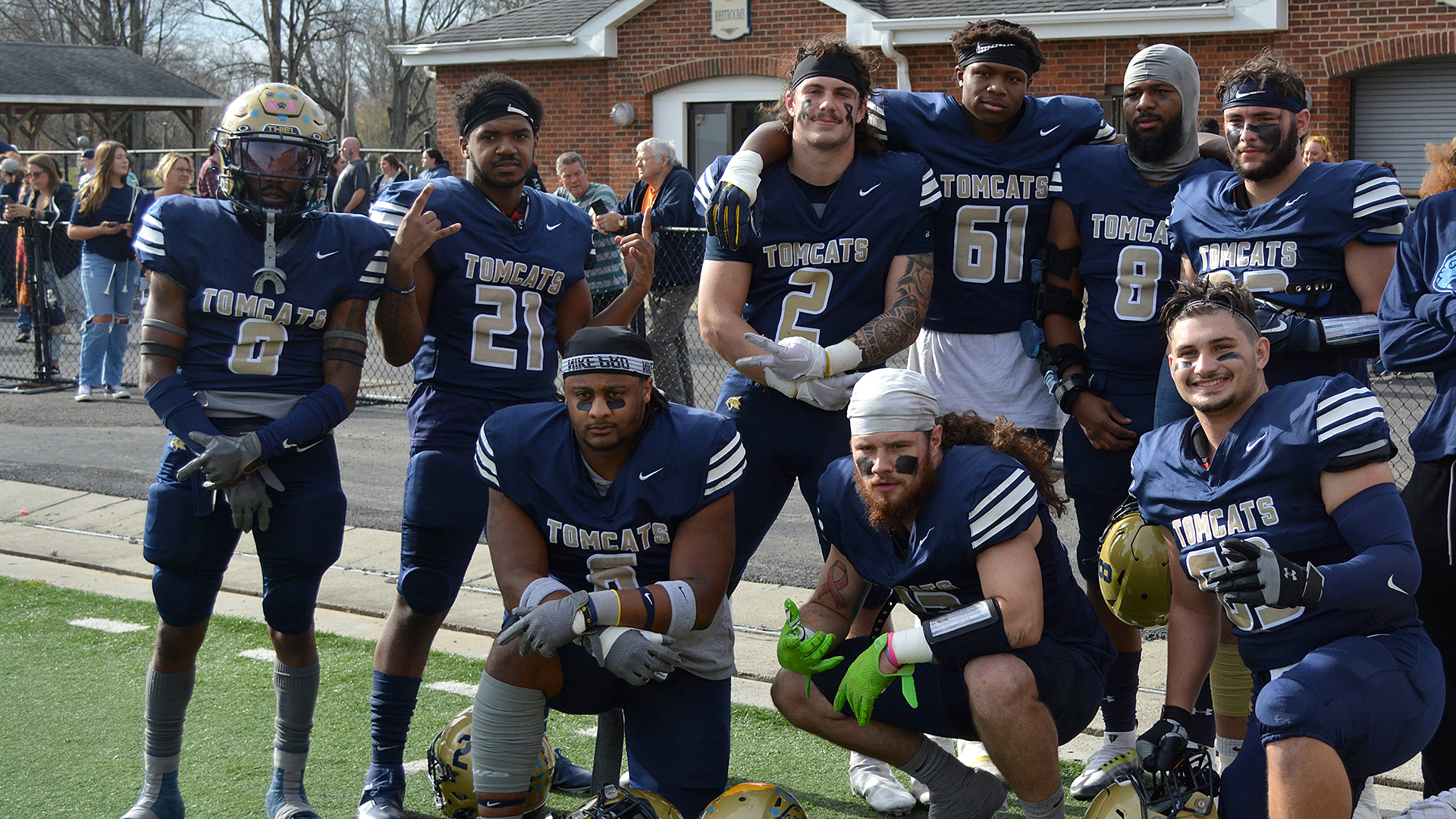 Tomcats celebrate Senior Day against Golden Tornadoes - Thiel College ...