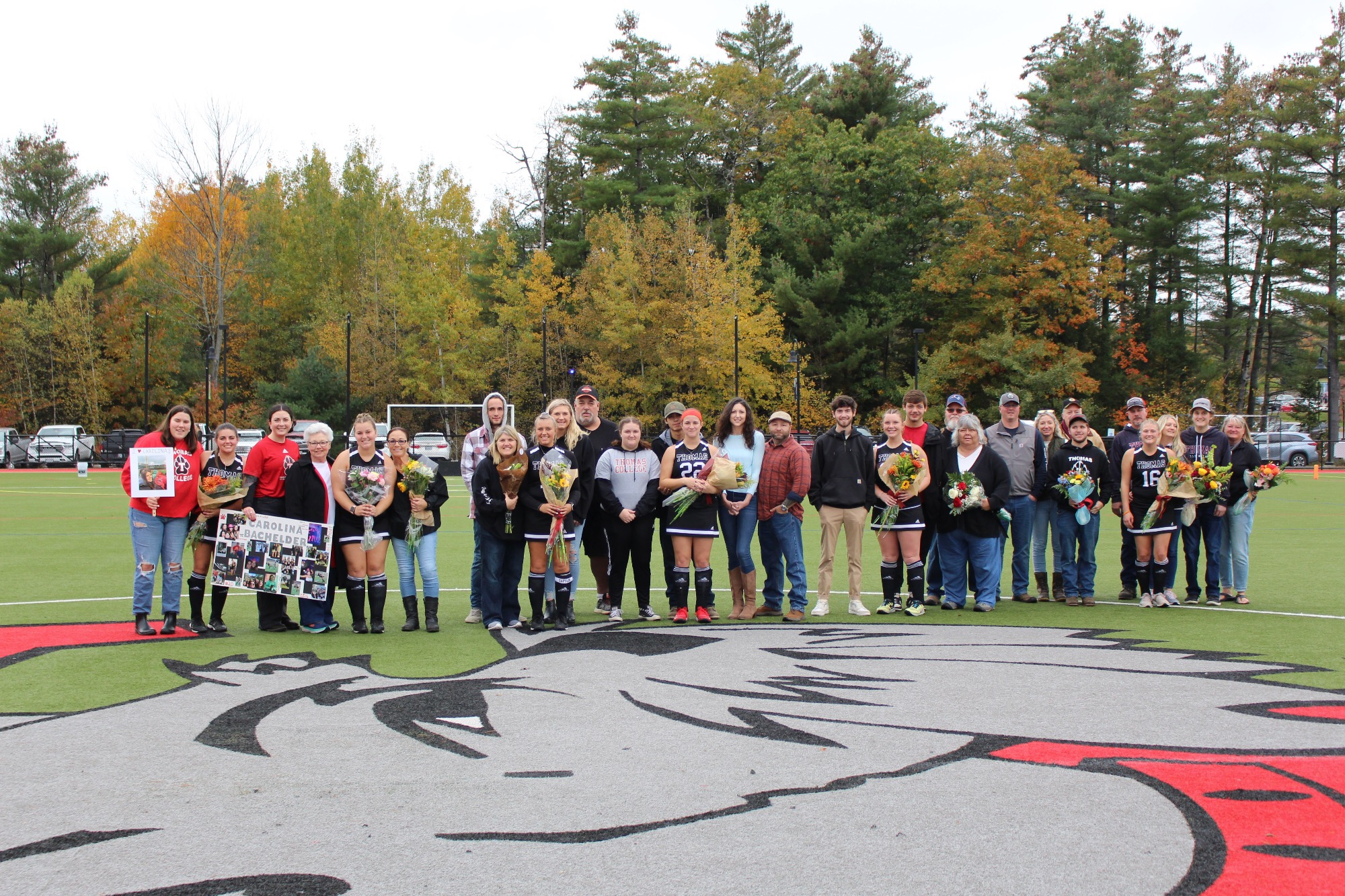 Field Hockey Celebrates Huge Win on Senior Night - Thomas College
