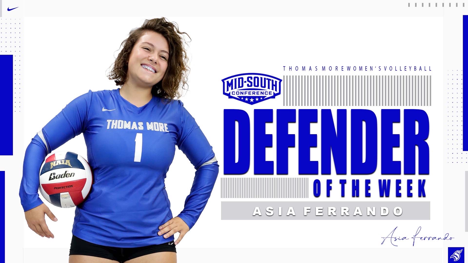 Ferrando Earns Third Career MSC Defender Of The Week Honor - Thomas ...