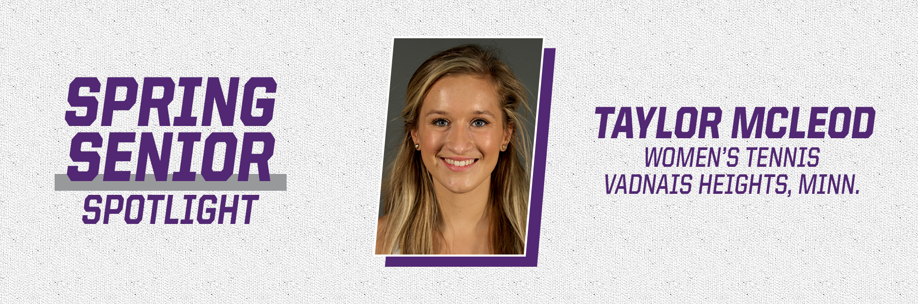 Spring Senior Spotlight: Women's Tennis' Taylor McLeod - The University ...