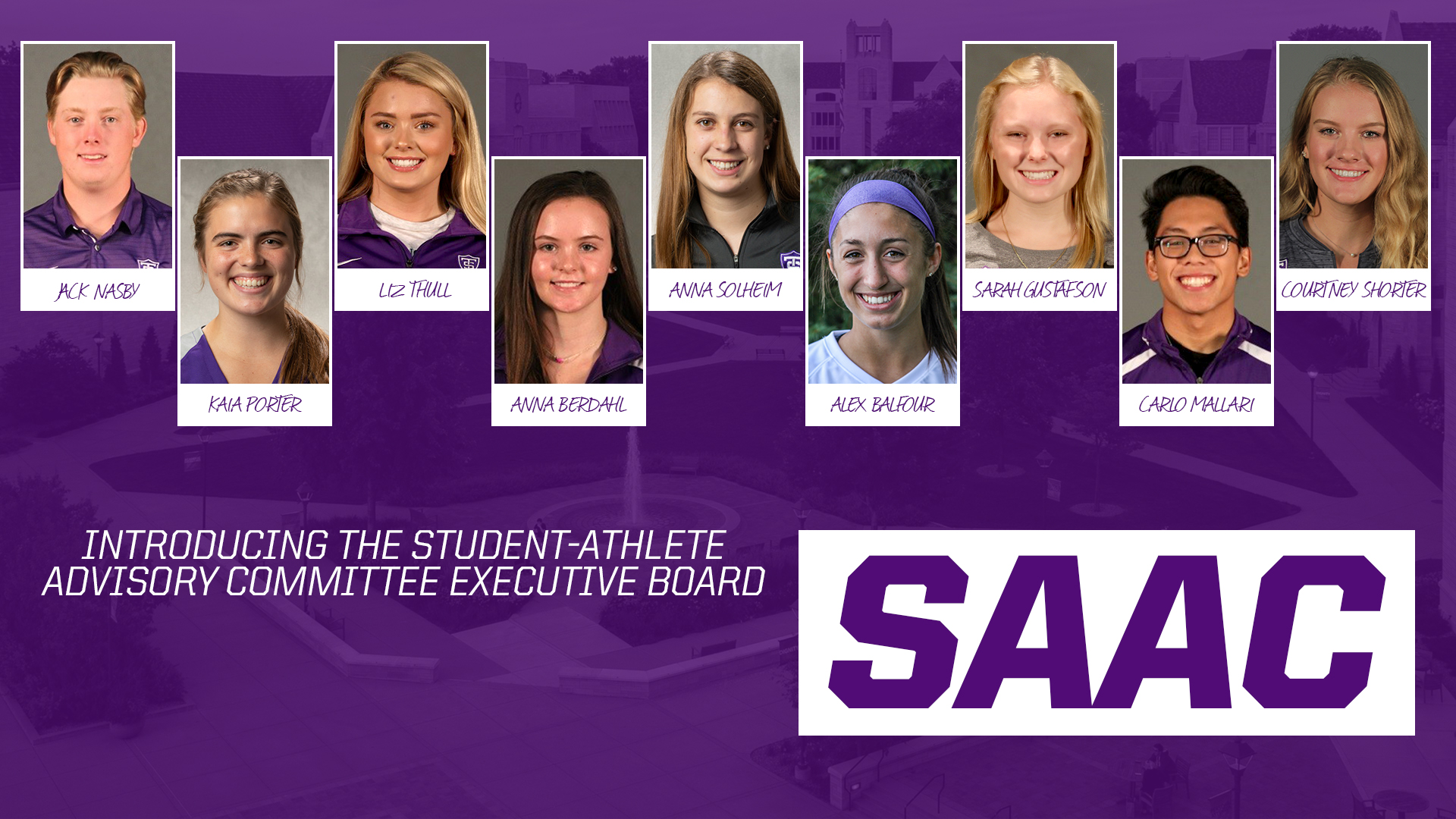 Student-Athlete Advisory Committee (SAAC) announces executive board for ...