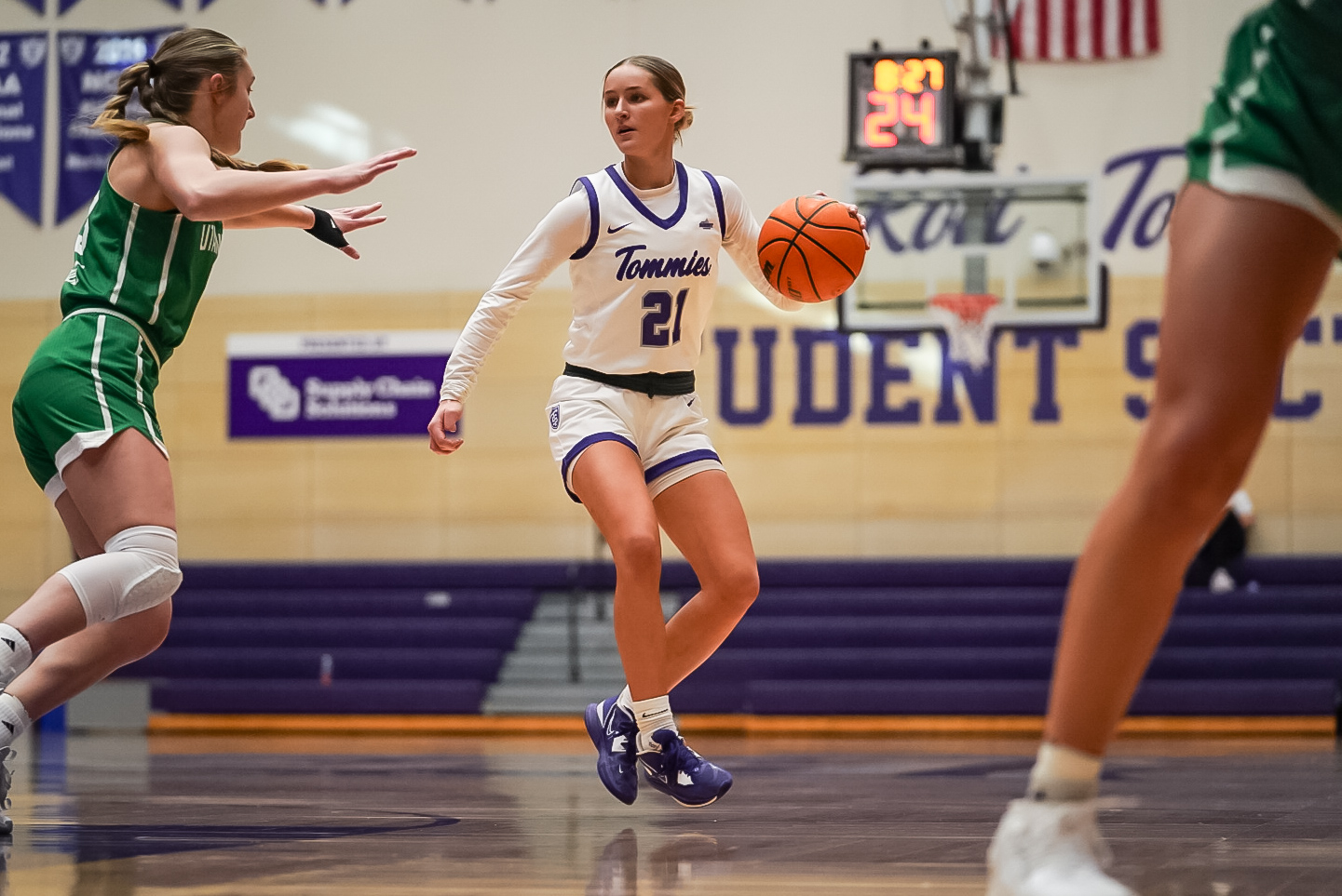 Scalia leads Tommies to 70-62 win over Utah Valley - The University of ...