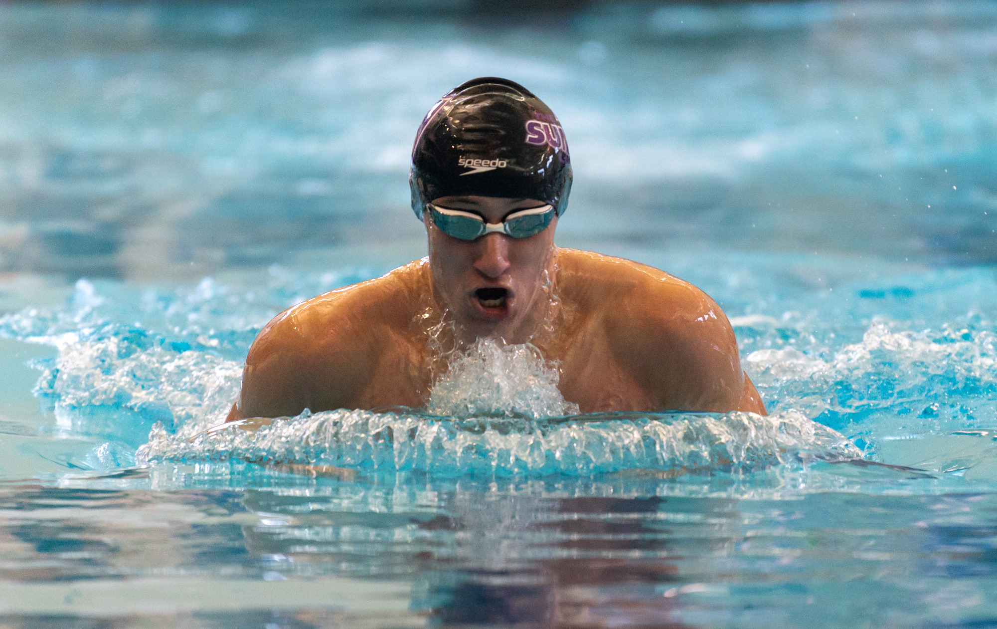 Summit Swim-Dive: Rudd breaks men's IM record - The University of St ...