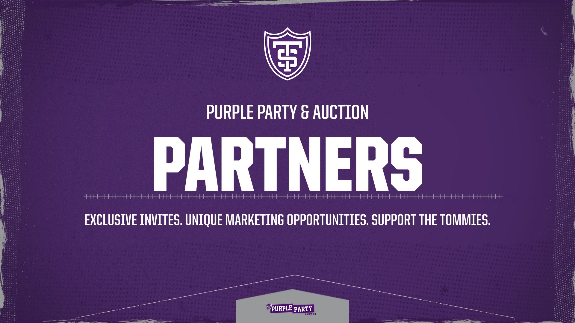 Become a 2024 Purple Party Partner - The University of St. Thomas