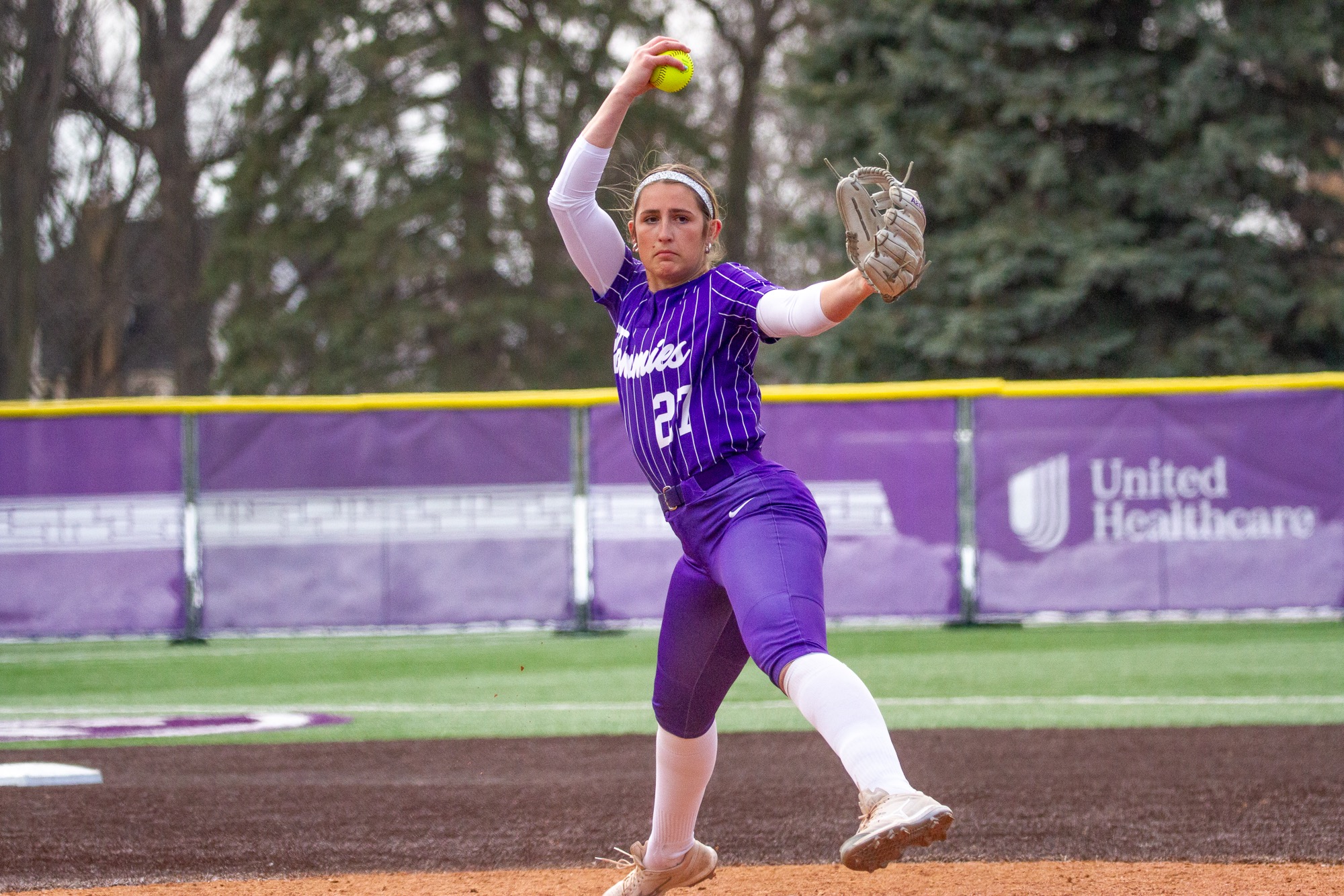 Cook's big day leads to Softball's first win - The University of St. Thomas