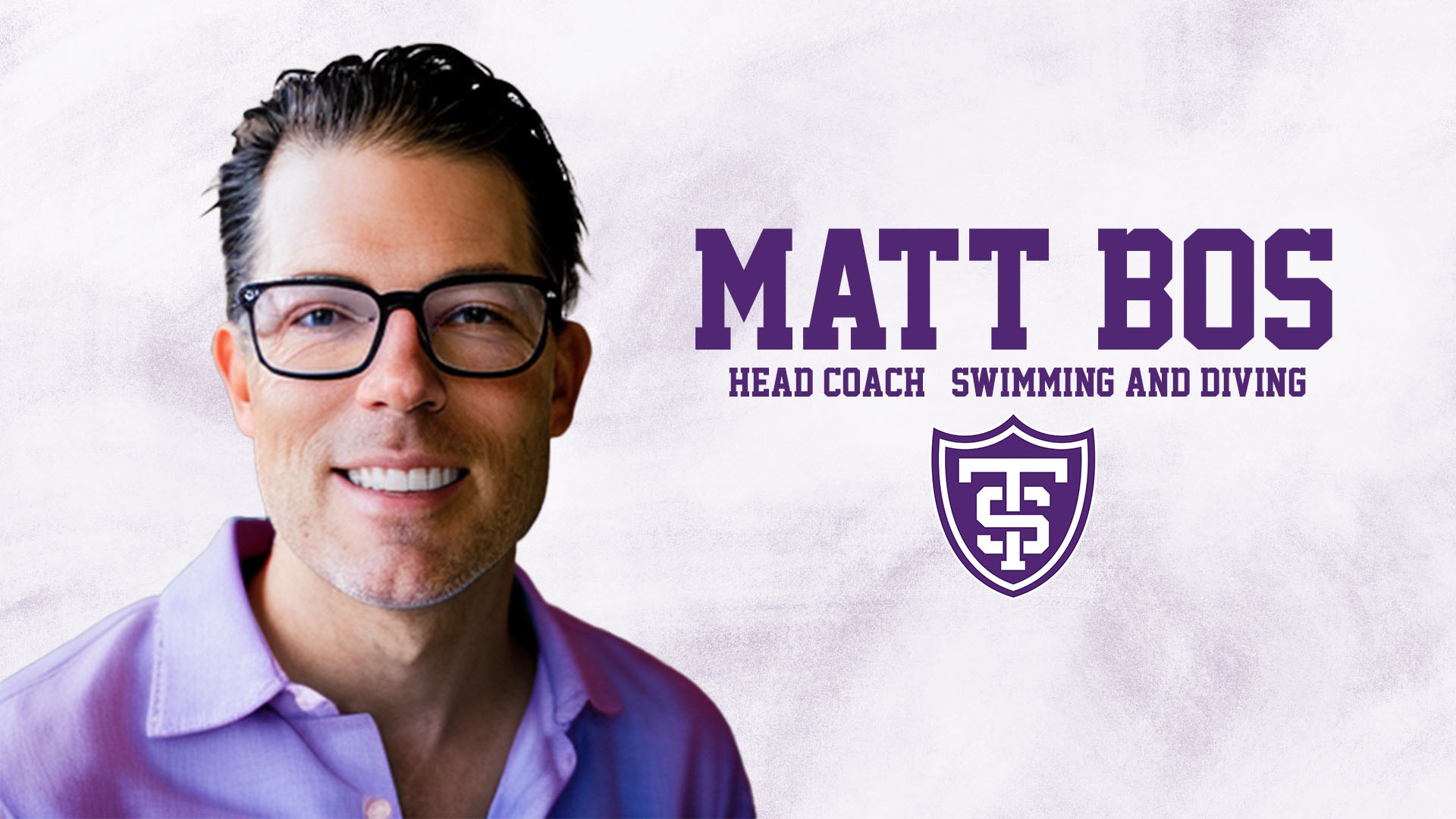 Matt Bos named head swim and dive coach - The University of St. Thomas