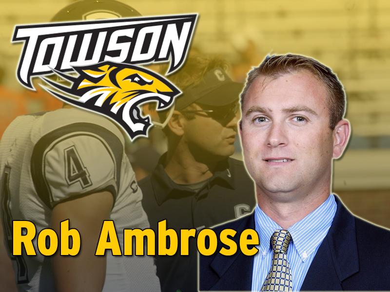 Rob Ambrose Named As Head Football Coach - Towson University Athletics