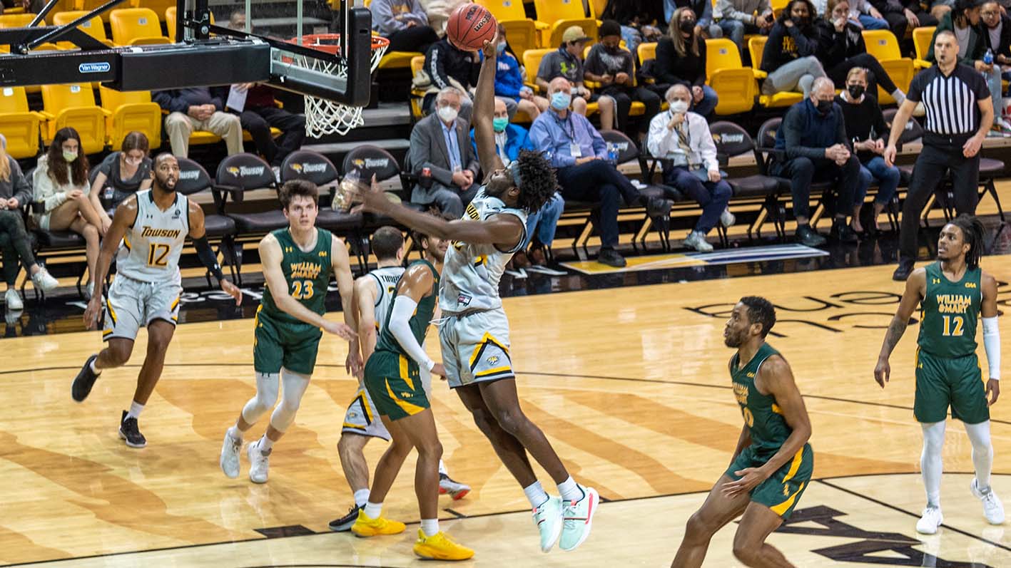 Second Half Sprint Sends Towson Men’s Basketball Past William & Mary ...