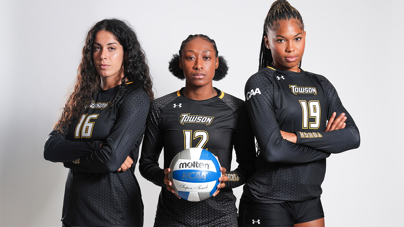 Volleyball Issues CAA Championship Rings - Towson University Athletics