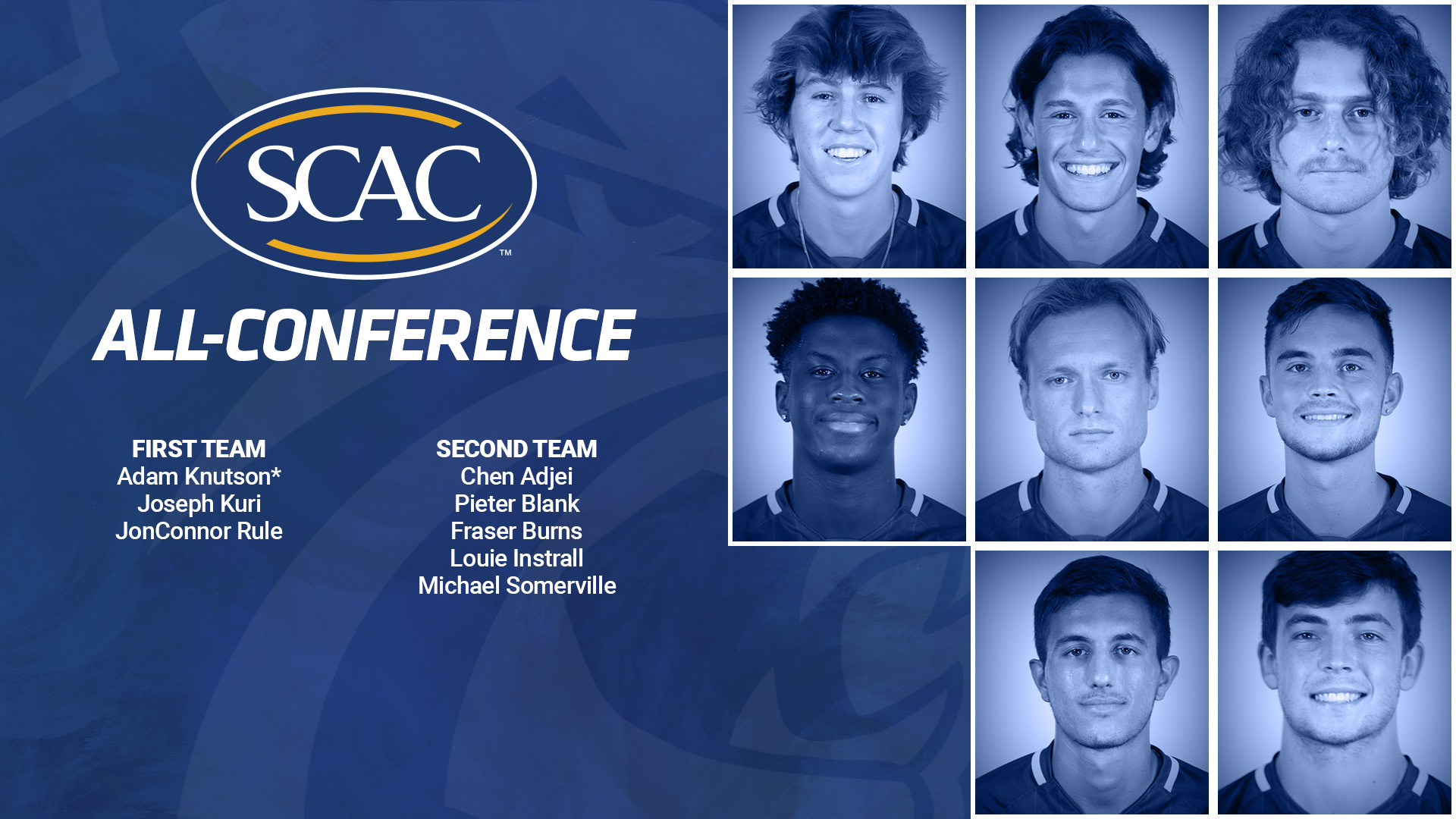 Men's Soccer Claims Eight All-SCAC Honorees; Knutson Named Newcomer of ...