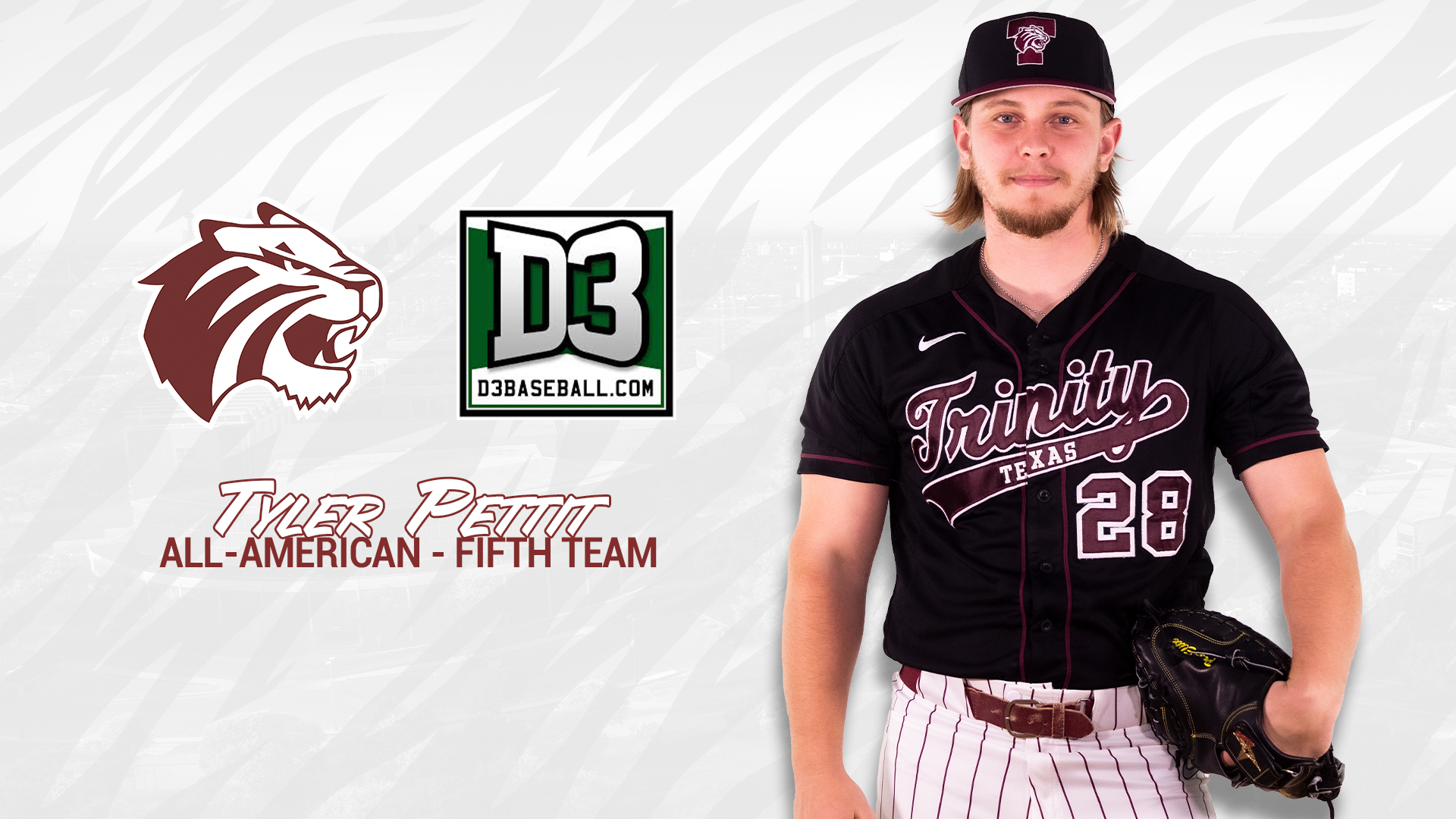 Tyler Pettit Named D3baseball.com All-American - Trinity University