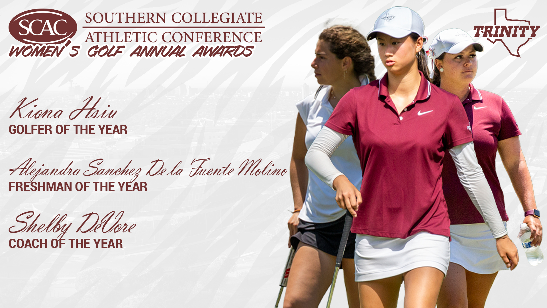 No. 14 Trinity Collects First-Ever Sweep of SCAC Women's Golf Annual ...