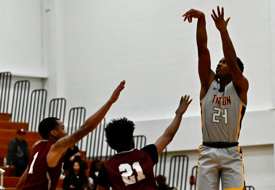 Barnes shoots men's basketball into Region 4 Championship game - Triton ...