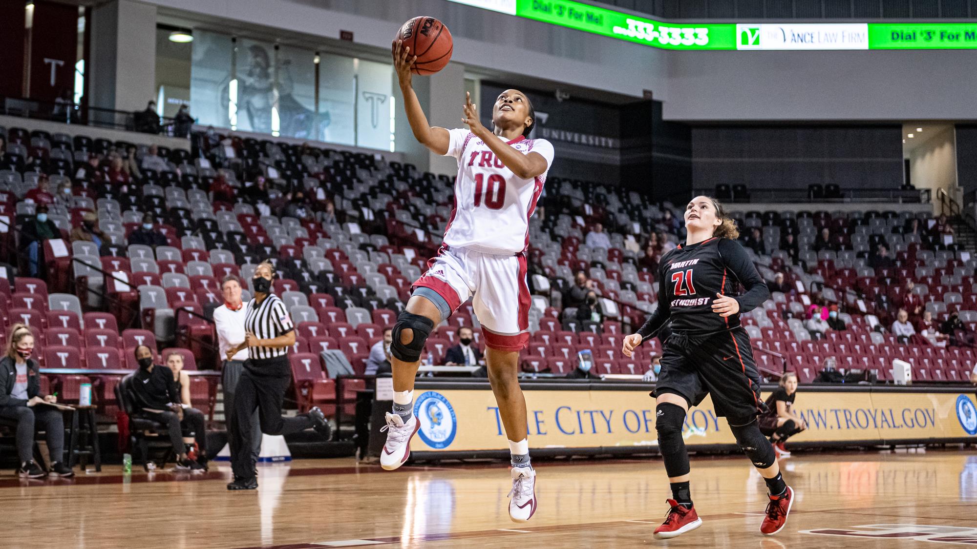 Women's Basketball Overcomes Scare From Martin Methodist - Troy ...