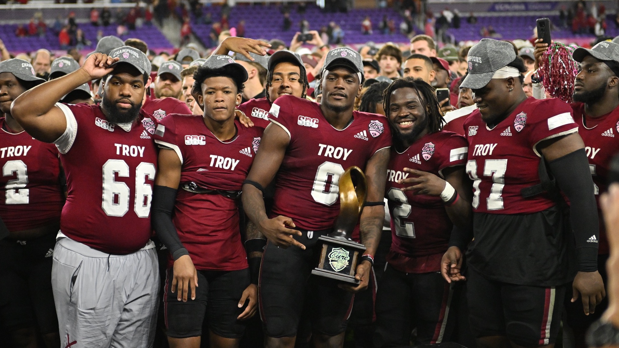 No. 23 Troy Downs No. 22 UTSA in Cure Bowl for Fifth Straight Bowl Win ...