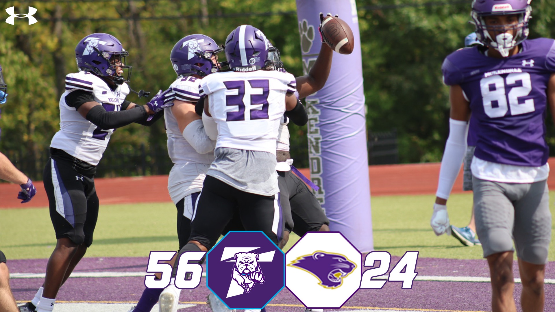 Bulldogs Score Three Touchdowns On Interception Returns & Down ...