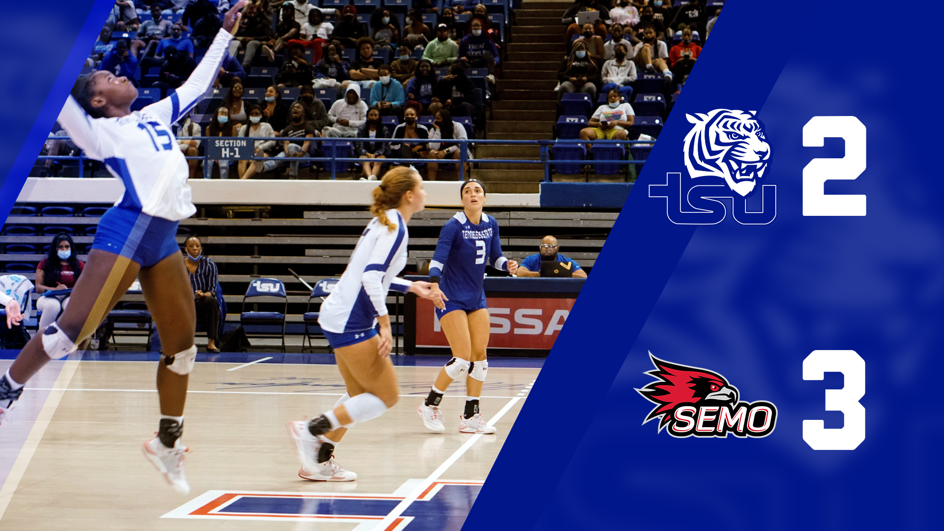 Volleyball Falls to SEMO in Five Set Classic - Tennessee State University