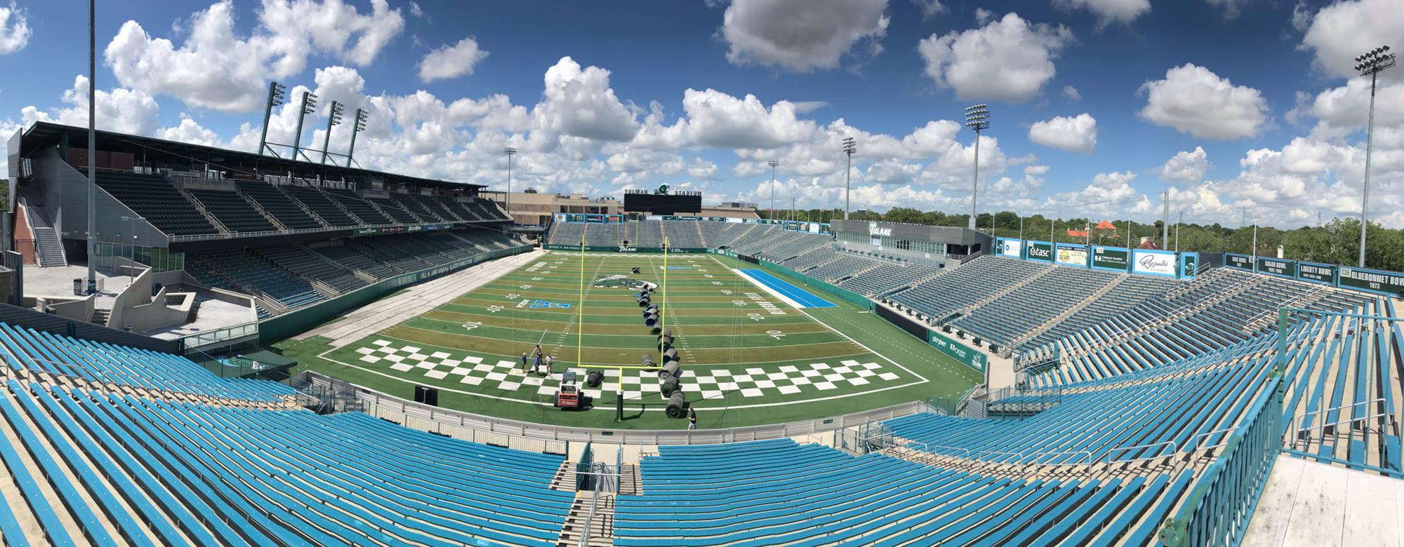 Same Home. New Turf. Yulman Stadium Undergoes Turf Replacement - Tulane ...