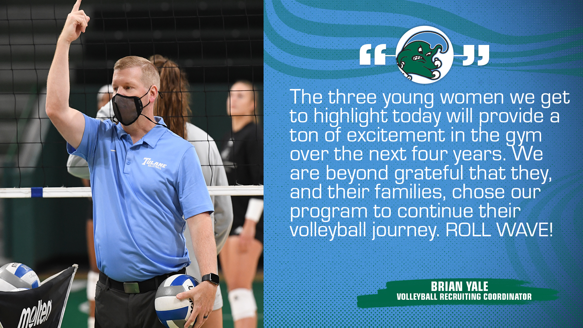 Volleyball Adds Three to 2022 Signing Class - Tulane University Athletics