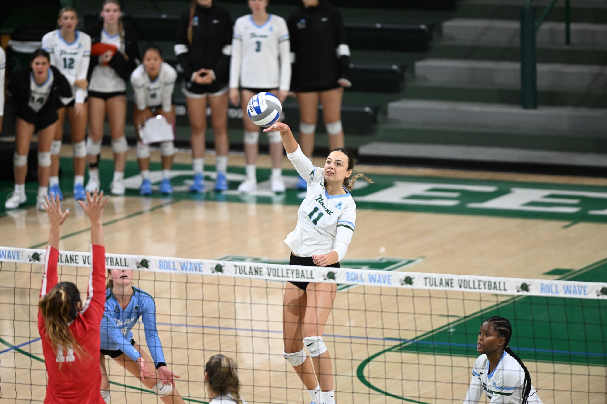 Volleyball Drops First AAC Match in Epic Five - Set Battle - Tulane ...