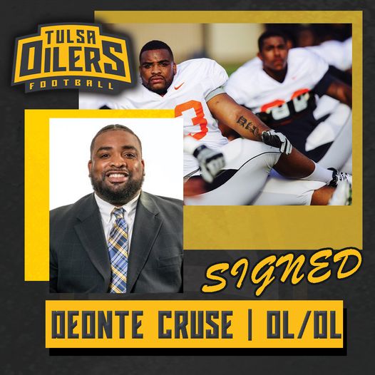 OILERS BRING IN DEONTE CRUSE AS FIRST LINEMAN TO SIGN FOR INAUGURAL ...