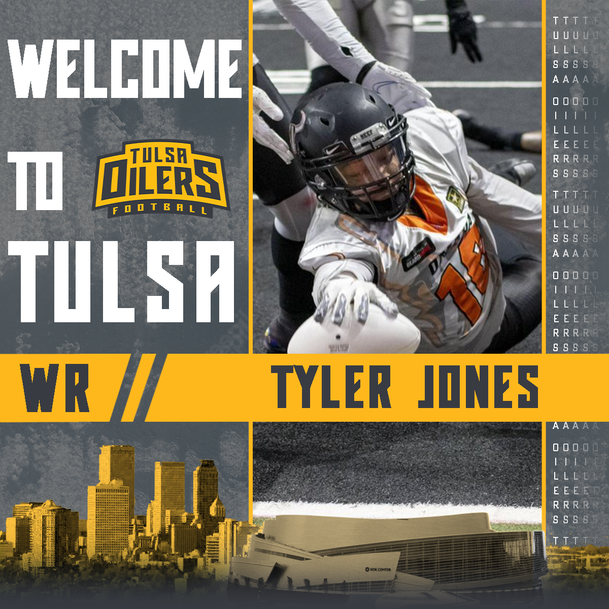 TYLER JONES BECOMES NEWEST ADDITION TO OILERS FOOTBALL - Tulsa Oilers ...