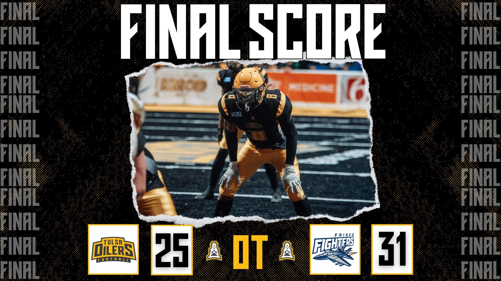 TULSA DROPS GAME ONE IN OVERTIME - Tulsa Oilers Football