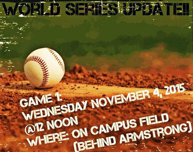 Fall World Series Starts on Wednesday - UPDATE - Tuskegee University ...