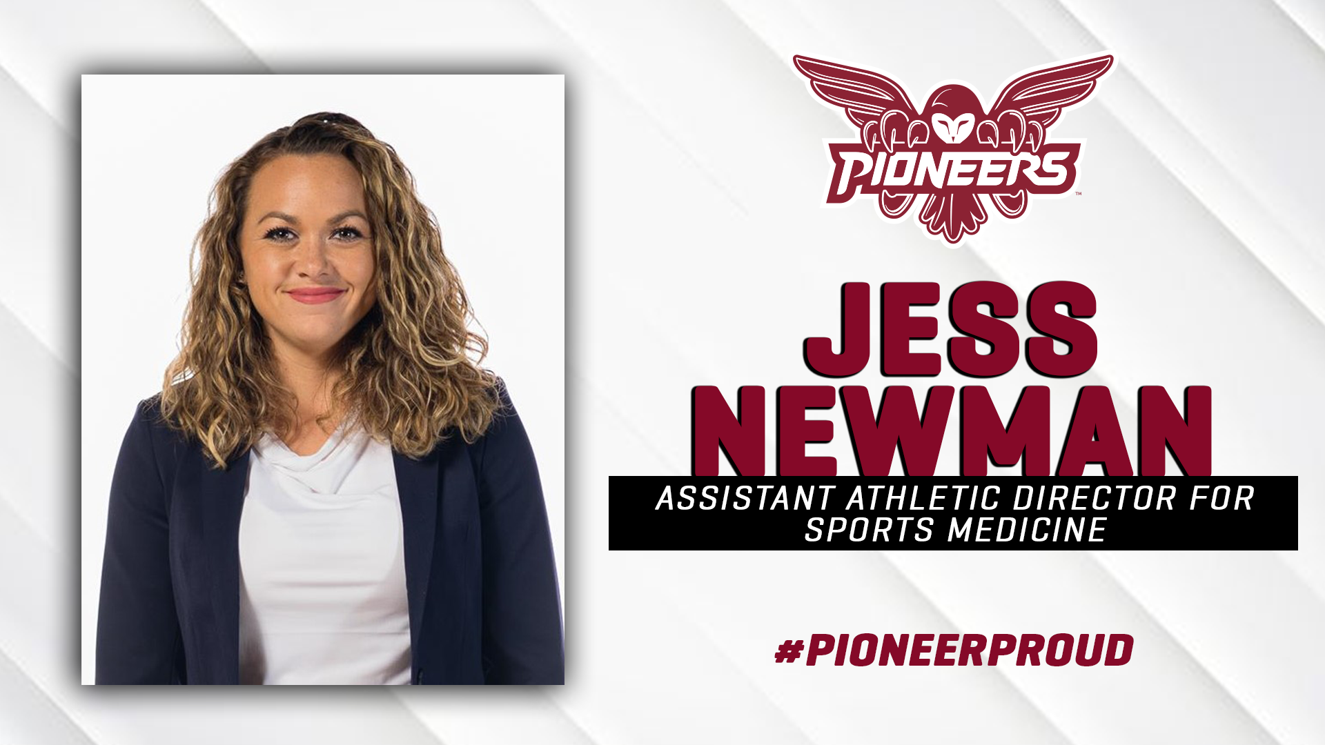 JESS NEWMAN NAMED ASSISTANT AD FOR SPORTS MEDICINE - Texas Woman's University Athletics