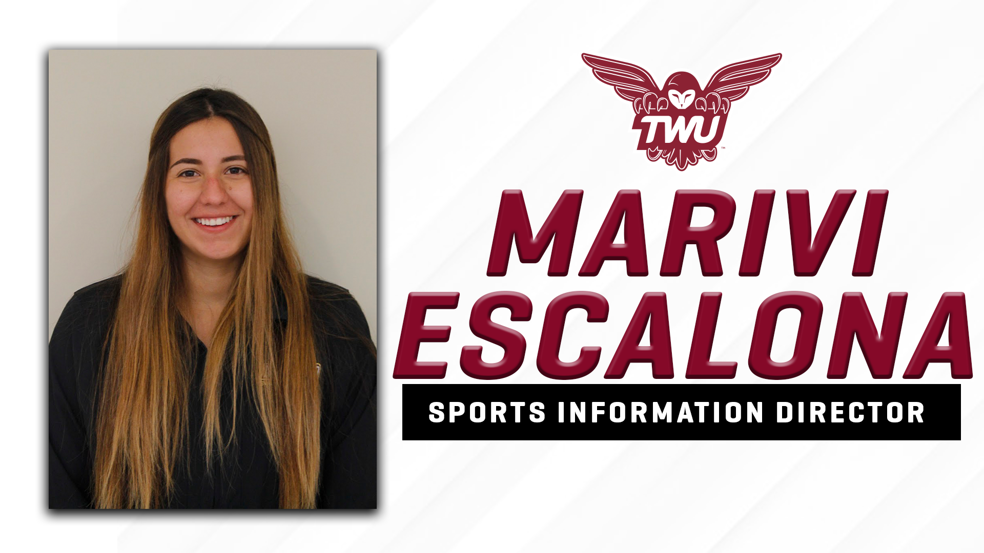MARIVI ESCALONA NAMED SPORTS INFORMATION DIRECTOR - Texas Woman's ...