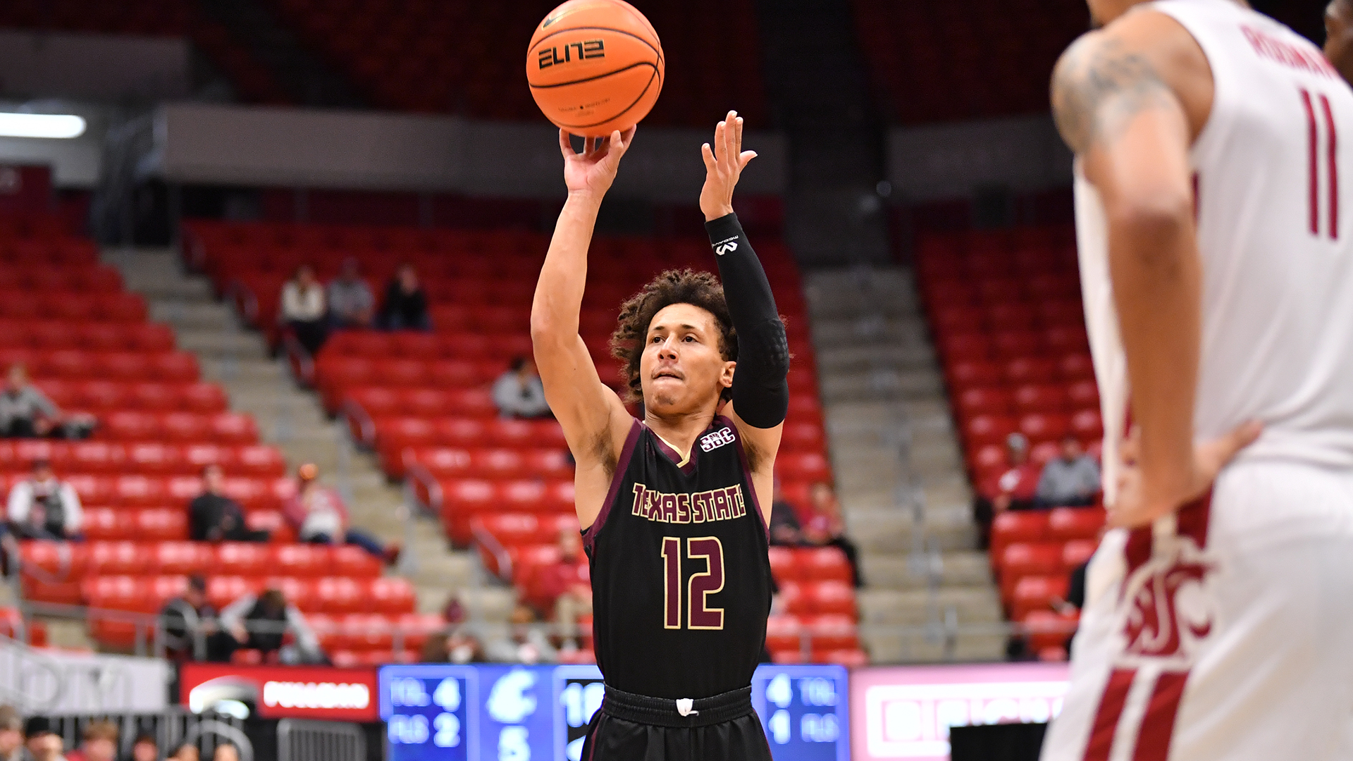 Harrell Scores 26 in Road Win Over Rhode Island - Texas State Athletics