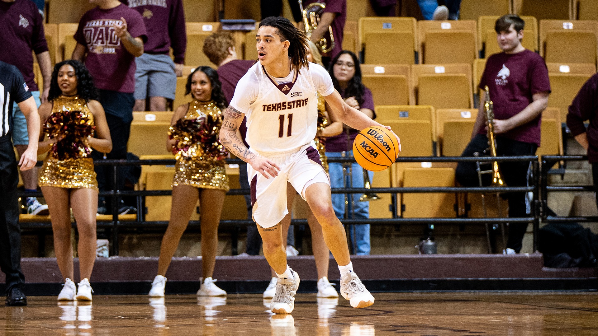 Gumbs and Sykes Net Career-Highs Wednesday Night - Texas State Athletics