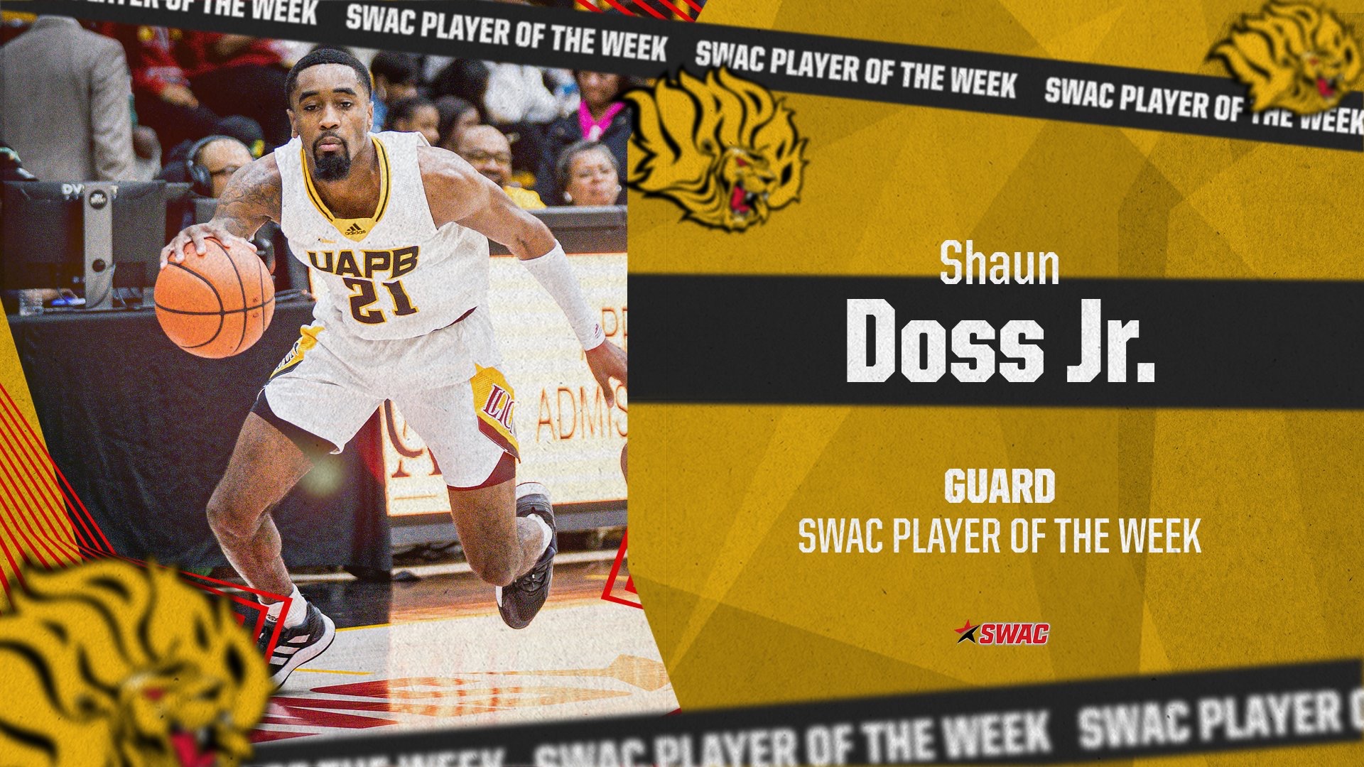 Shaun Doss Jr. - Men's Basketball - UA Pine Bluff Athletics