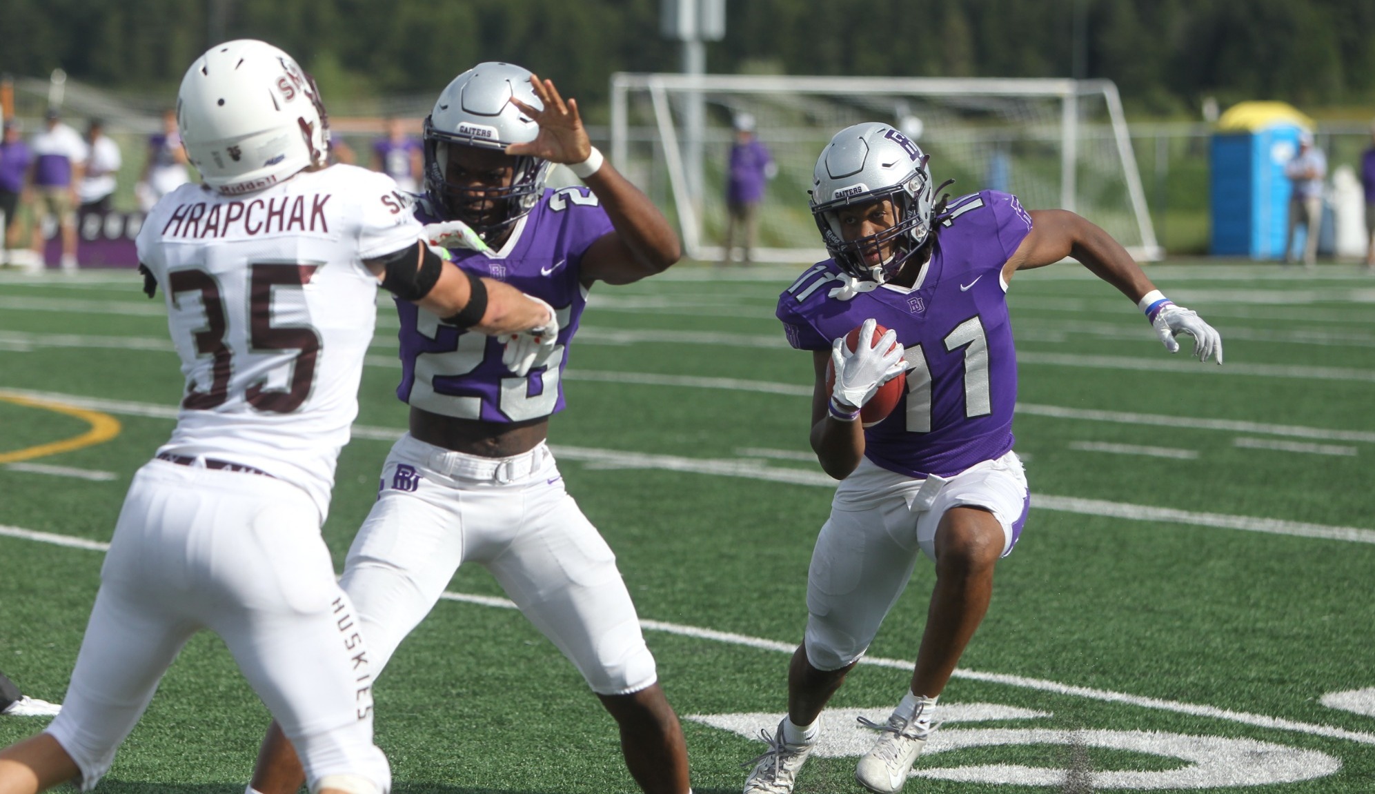 RECAP: Gaiters dominant in 38-10 rout of Huskies in Home Opener ...