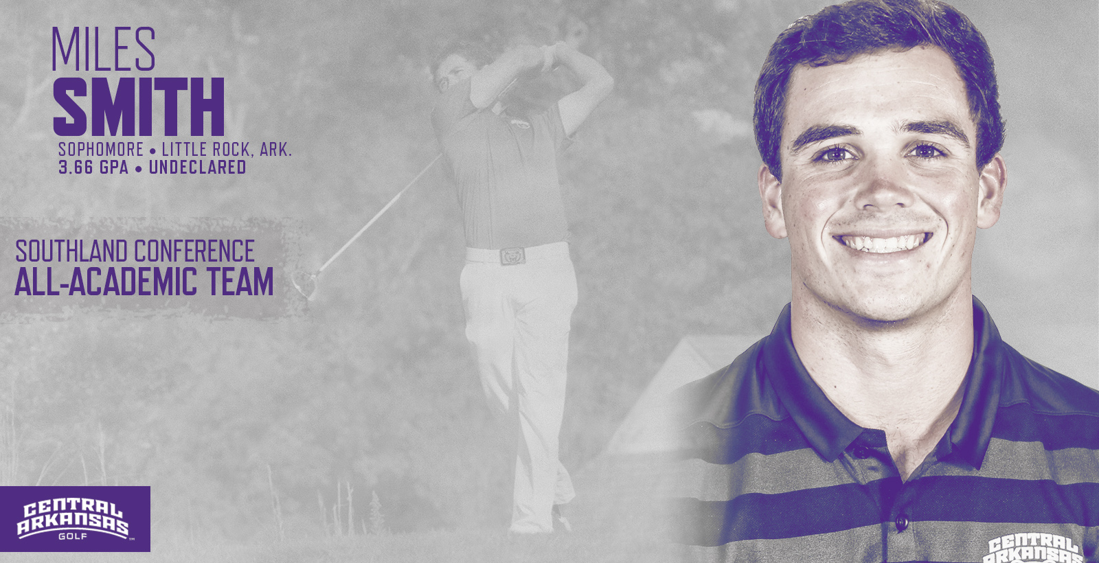 Miles Smith - 2021-22 - Men's Golf - University of Central Arkansas ...