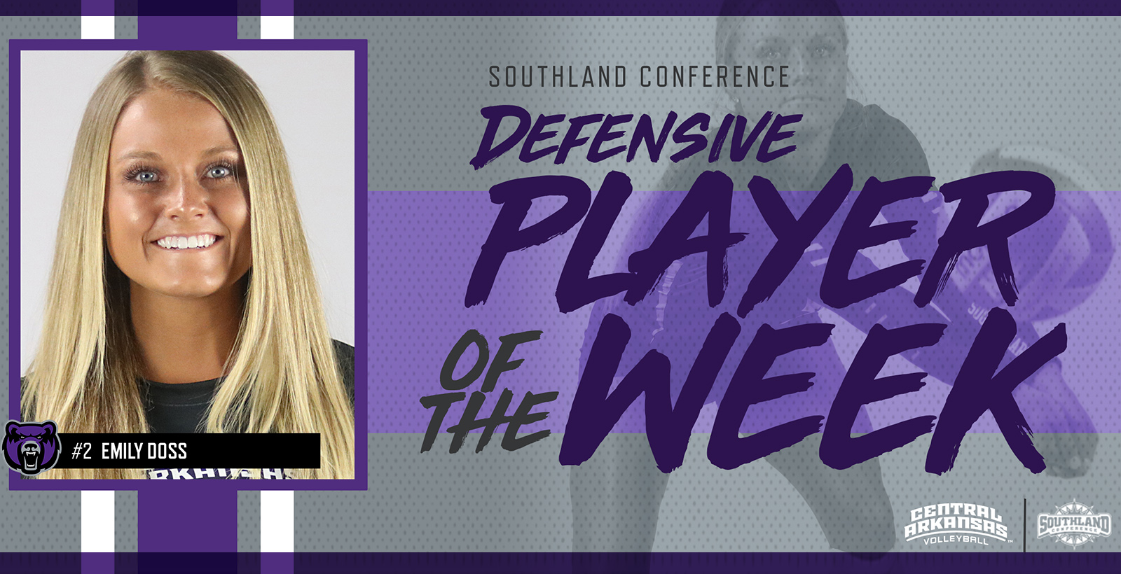 Emily Doss - 2020 - Volleyball - University of Central Arkansas Athletics